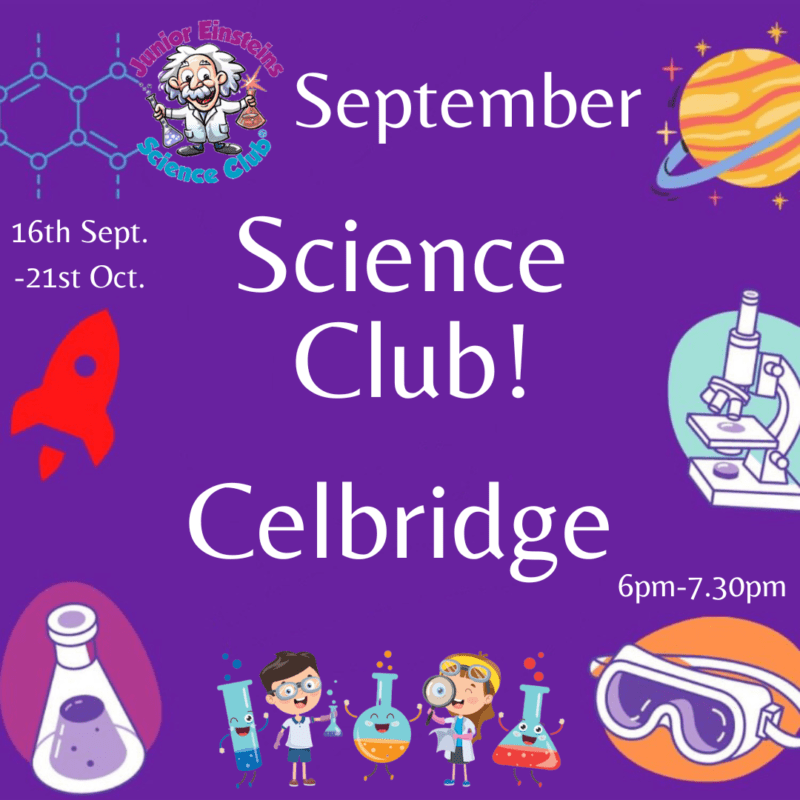 Science Clubs List - Junior Einsteins Science Club