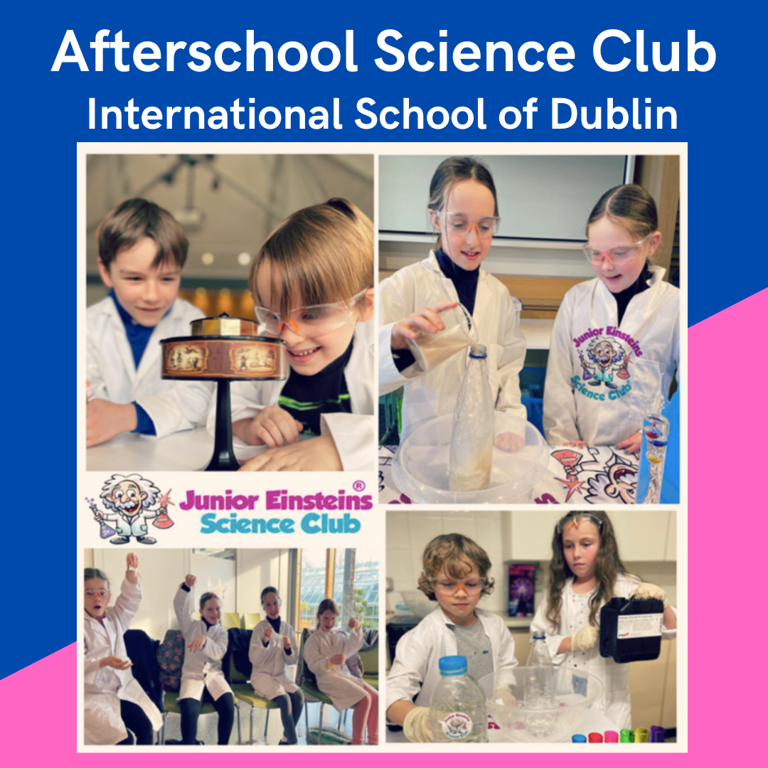**Reserved Booking** ISD, Dublin 8 - Junior Einsteins Science Club