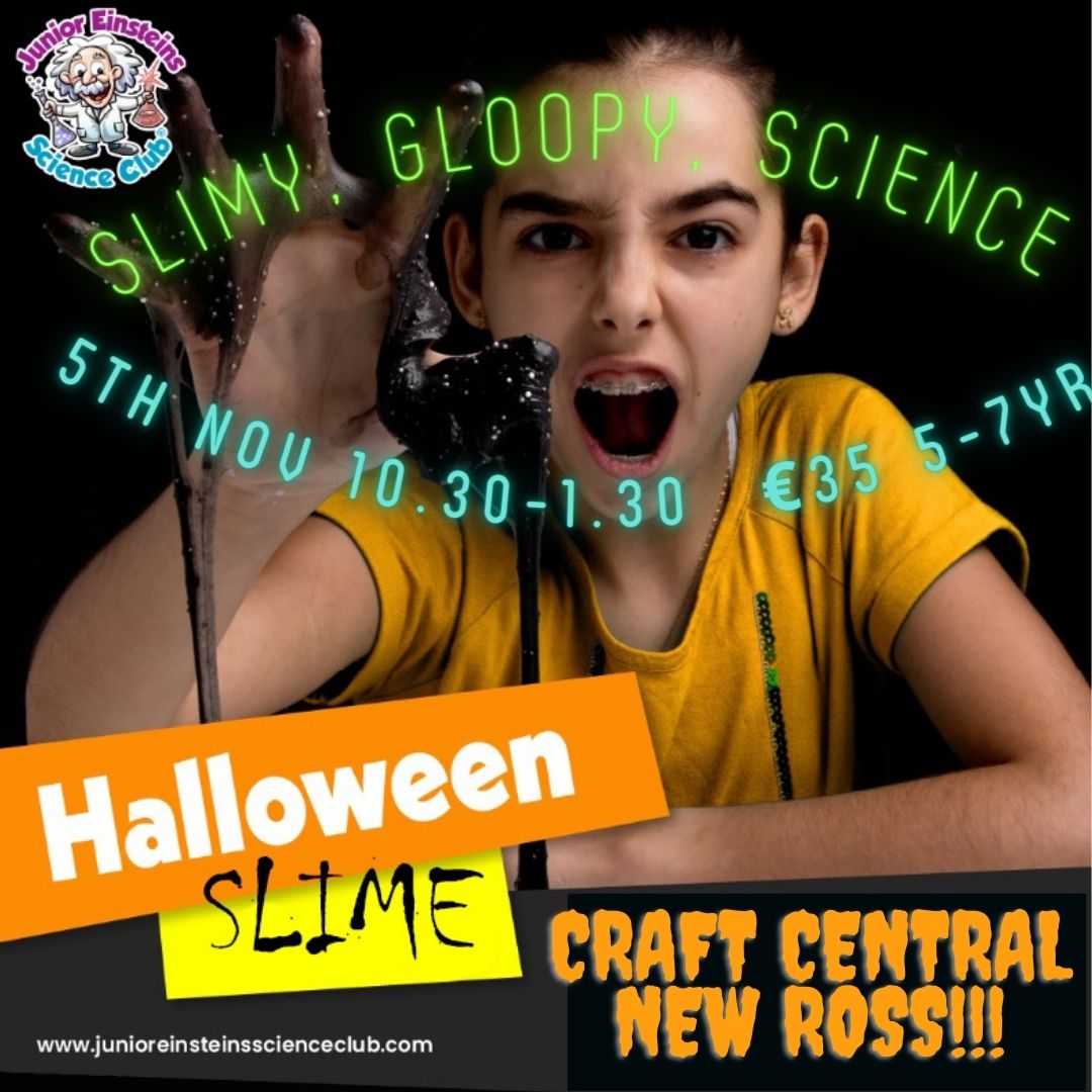 Wexford - New Ross - SCARY, GLOOPY SLIMEY Workshop - Junior Einsteins ...