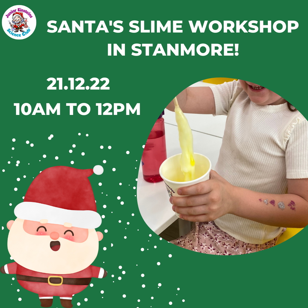 Santa's Slime Workshop for kids! - Junior Einsteins Science Club