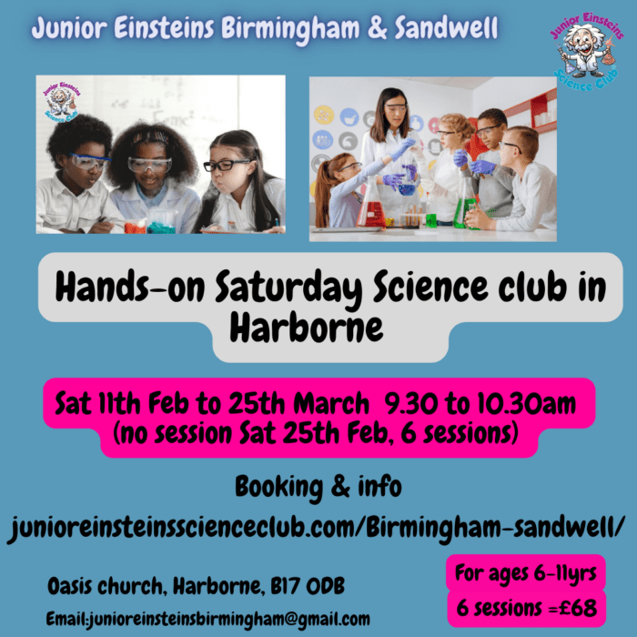 Science Clubs List - Junior Einsteins Science Club