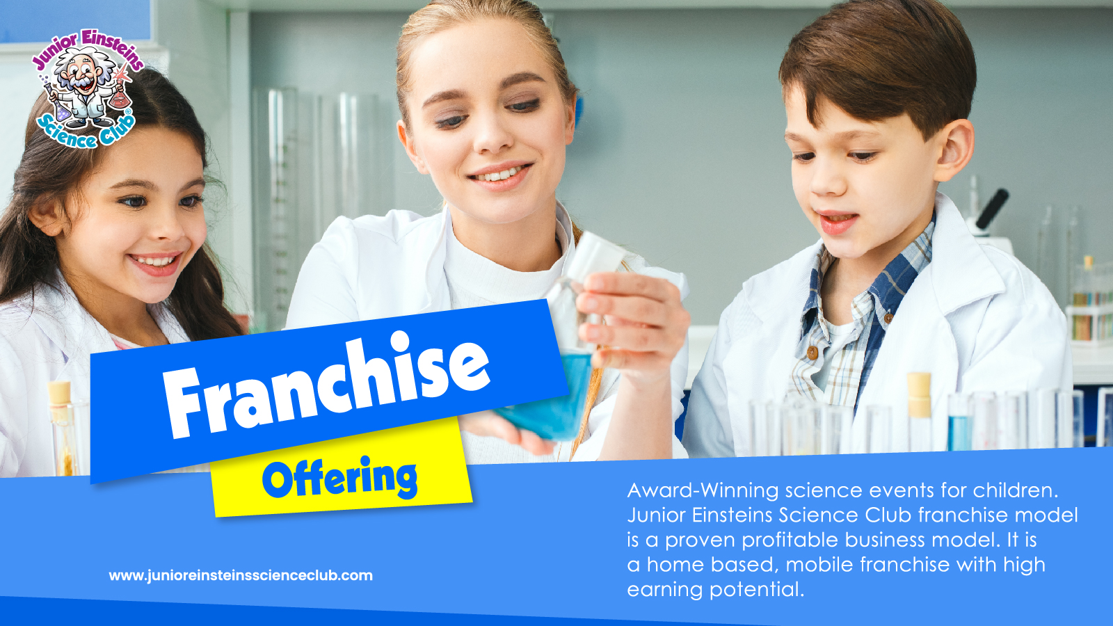 Franchise Opportunities Junior Einsteins STEM education franchise