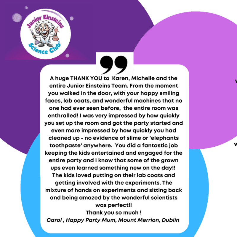 The Extraordinary Appeal of Junior Einsteins Science Birthday Parties