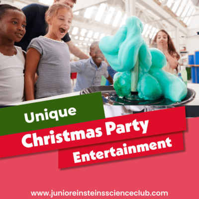 Science Birthday Parties for children Junior Einsteins